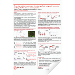 Scientific poster: 3D iPSC-derived cardiac microtissues for drug discovery