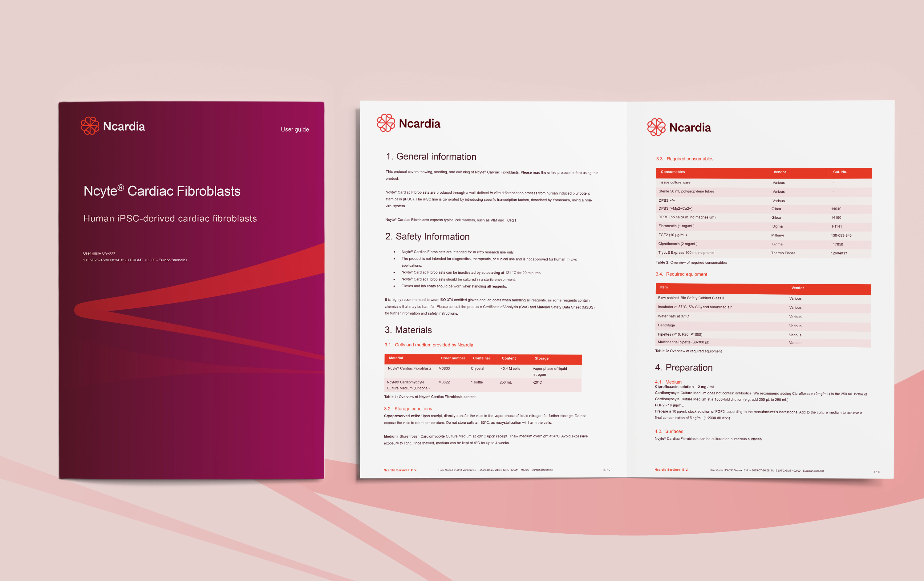 Ncyte® Cardiac Fibroblasts User Guide